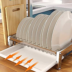 PDGJG 304 Stainless Steel Dish Rack Drain Rack Drying Filter Tableware Storage Box Dishes Dishes Supplies Kitchen Racks 2 Layers
