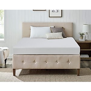 Green Tea 5 Inch Gel Memory Foam Cooling Mattress Pad, CertiPUR-US Certified, Bed-in-a-Box/Pressure Relieving, Full Size Bed for Kids/Adults