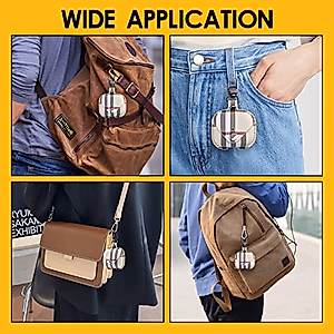 Pujuyeka Leather Luxury Case for AirPods 3rd Generation 2021 with Keychain,Designer Plaid Cute Airpod Charging Case Cover Aesthetic Lockable Protective Air Pod Skin Cover (AirPod 3rd Gen 2021 Beige)