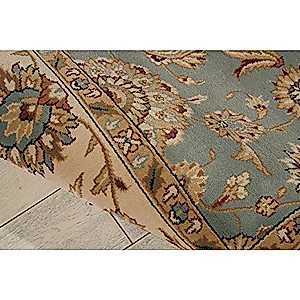 Nourison Persian Crown Bohemian Blue 9'3" x 12'9" Area -Rug, Easy -Cleaning, Non Shedding, Bed Room, Living Room, Dining Room, Kitchen (9x13)
