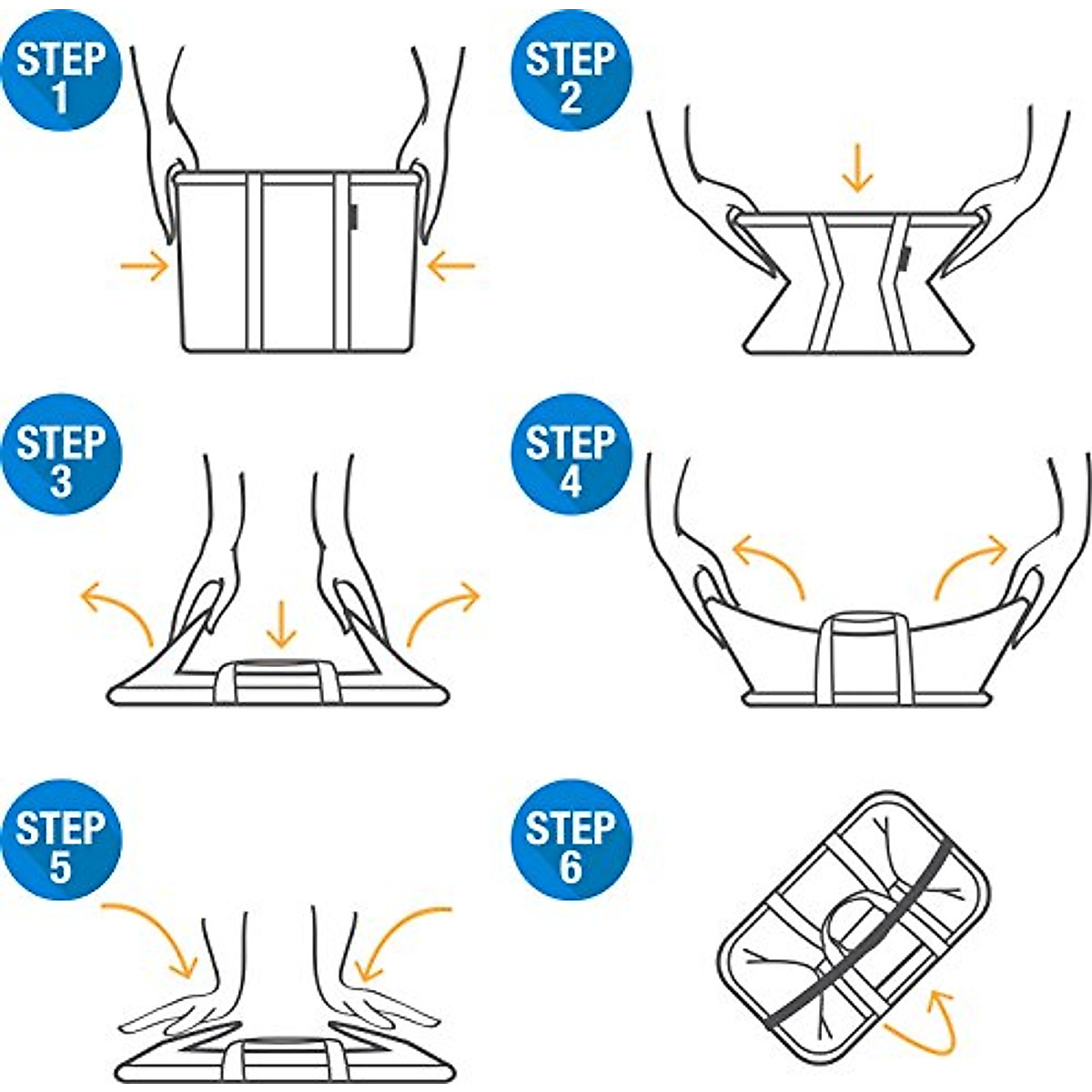 CleverMade Collapsible Cooler Bag with Shoulder Strap: Insulated Leakproof 30 Can Portable Soft Beverage-Tote with Bottle Opener for Camping, Lunch, Beach, Picnic; Grey/Charcoal