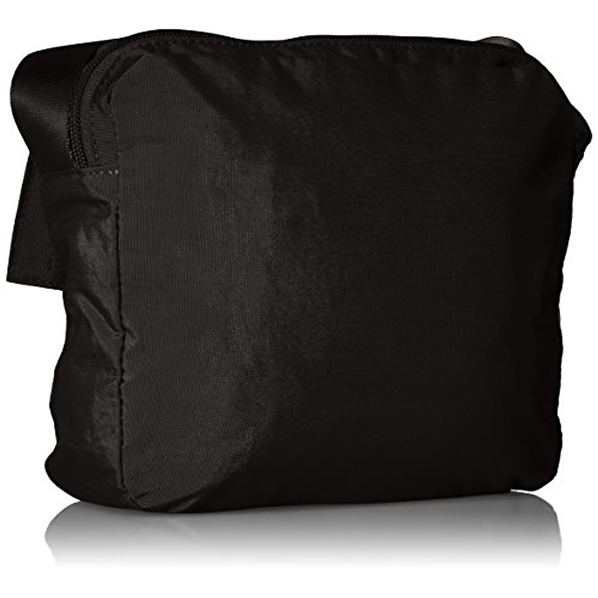 High Rise Silver Shoulder Bag, Black, One Size