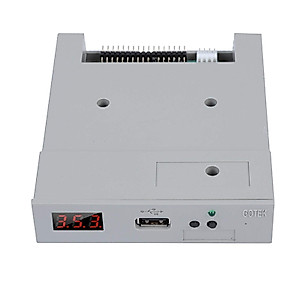 Byged USB Emulator Floppy, SFR1M44-U100 3.5in 1.44MB USB SSD Floppy Drive Emulator, 5V DC, Plug and Play.