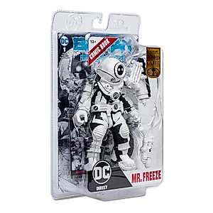 McFarlane Toys - DC Direct Page Punchers Mr.Freeze (Line Art) 7in Action Figure with Batman Comic