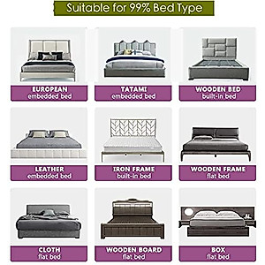 U/D Bed Rails for Toddlers/Kids - Extra Long and Tall Bed Rail for Twin, Full, Queen, King Size Mattress (71in(180cm))-1side