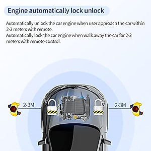 EASYGUARD IM001 RFID 2.4GH car Wireless Immobiliser Security System with Engine Automatic Lock or Unlock immobilizer System Anti-hijacking & Anti-Theft DC12V Easy DIY Installation