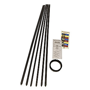 Bundle of 2 Items; Quick-Pitch Kit QPK-101 + (4) Quick Pitch Extra Float Sticks XFS-101.2, Black