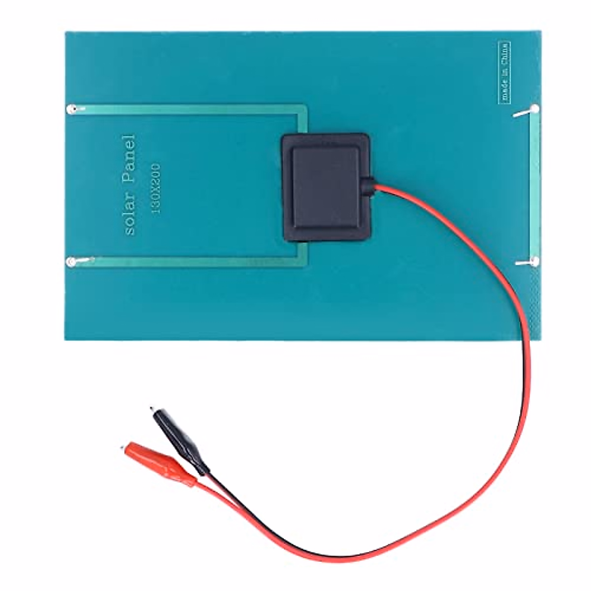 EVTSCAN 4W 18V 230mA Portable Mini Solar Panel, 8x5 Inch Monocrystalline Solar Cell Panel, for Calculators, Watch, Security Cameras, LED Flashlights, Mobiles and Laptops