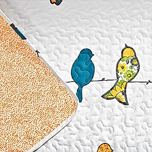 Lush Decor Rowley Birds Throw Blanket, 50" x 60", Multi