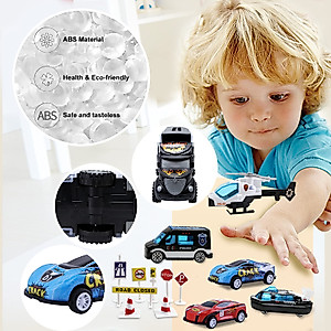 Toddler Toys for 3-4 Year Old Boys,Large Transport Cars Carrier Set Truck Toys with 12 Die cast Vehicles Truck Toys Cars,Ideal Christmas Easter Gifts Toys for Kids Age 3-7