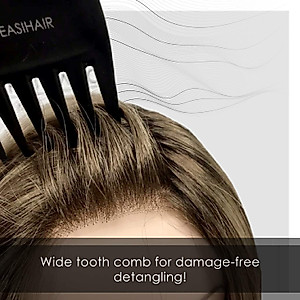 Jon Renau Synthetic Hair Shampoo & Conditioner - Shampoo & Conditioner Set With Wide Tooth Comb