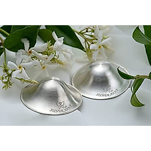 The Original Silver Nursing Cups, Nipple Shields for Nursing Newborn, Nipple Protector for Breastfeeding, Nipple Covers Breastfeeding, No Need Nipple Cream, Newborn Essentials Must Haves