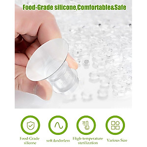 Flange Inserts 9PCS 17/19/21mm*3 Compatible with Momcozy S9/S9pro/S10/S12/S12pro/Spectra/Medela/TSRETE 24mm Breast Pump Shields/Flanges,Reduce 24mm Tunnel Down to Correct Size