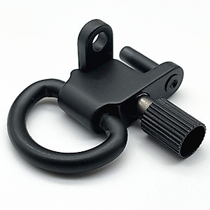 AOOK Sling Swivels Mounts for Rifle and Shotgun, Heavy Duty Sling Attachments Clips, Black- Occult (Black)