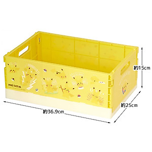 Skater CTO2-A Storage Box, Foldable, Storage Container Box, M, Pokemon, Pokémon