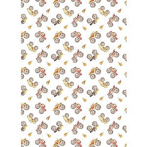 Monster Truck Wrapping Paper Sheets Kids Boy Birthday Party Gift Wrap