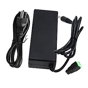 IEIK 12V 8A 96W Power Supply Adapter AC to DC Converter Charger AC 110V ~ 240V to DC 12V 8Amp Transformer for Water Pump, CCTV, Computer Project