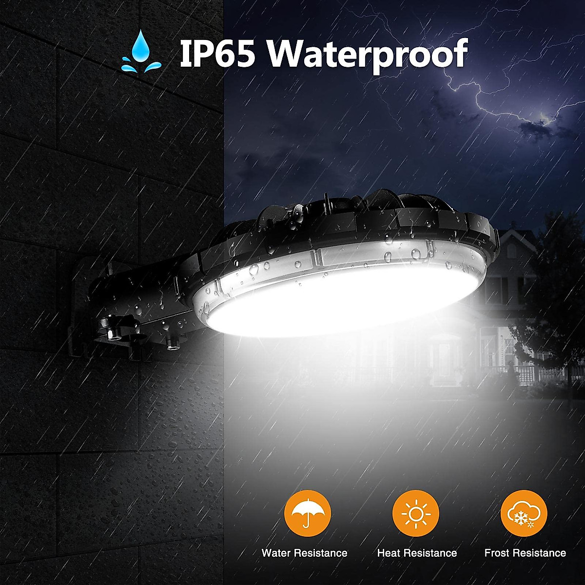 LED Barn Light 100W, 10000LM Dusk to Dawn Outdoor Area Lighting, 5000K Daylight Yard Lights, IP65 Waterproof LED Ceiling Security Lights for Outdoor Street Barns Garage Yard Warehouse Farmhouse