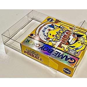 1 Pcs Box Protector For Pokemon Pinball Gameboy Color Clear Display Case Nintendo
