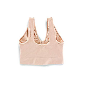 JUST MY SIZE womens Pure Comfort Front Close Wirefree Mj1274 Bra, Sandshell, 1X US