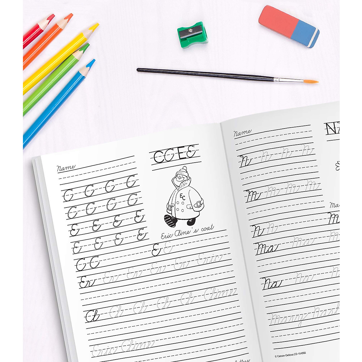 Beginning Traditional Cursive Handwriting Workbook for Kids, Handwriting Practice for Cursive Alphabet and Numbers (Learning Spot)