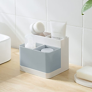 Poeland Desktop Storage Organizer Pencil Card Holder Box Container for Desk, Office Supplies, Vanity Table