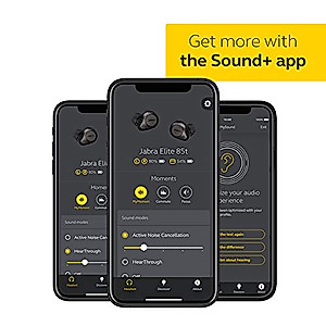 Jabra Elite 85t True Wireless Advanced Active Noise Cancelling Earbuds - Black