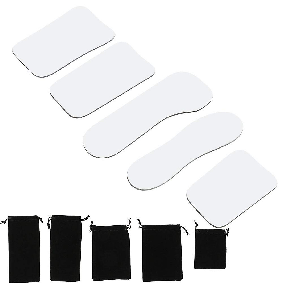 5pcs Dental orthodontic intraoral photography double-sided reflector oral photography reflector glass reflector