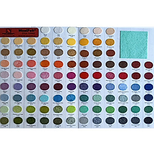 Columbia Blue - Wool Felt Oversized Sheet - 35% Wool Blend - 1 12x18 inch Sheet