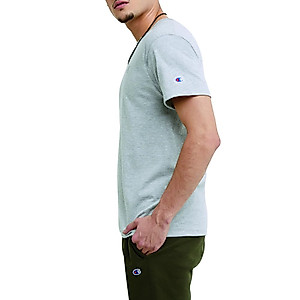 Champion mens Classic Jersey Tee Shirt, Oxford Gray, Large US