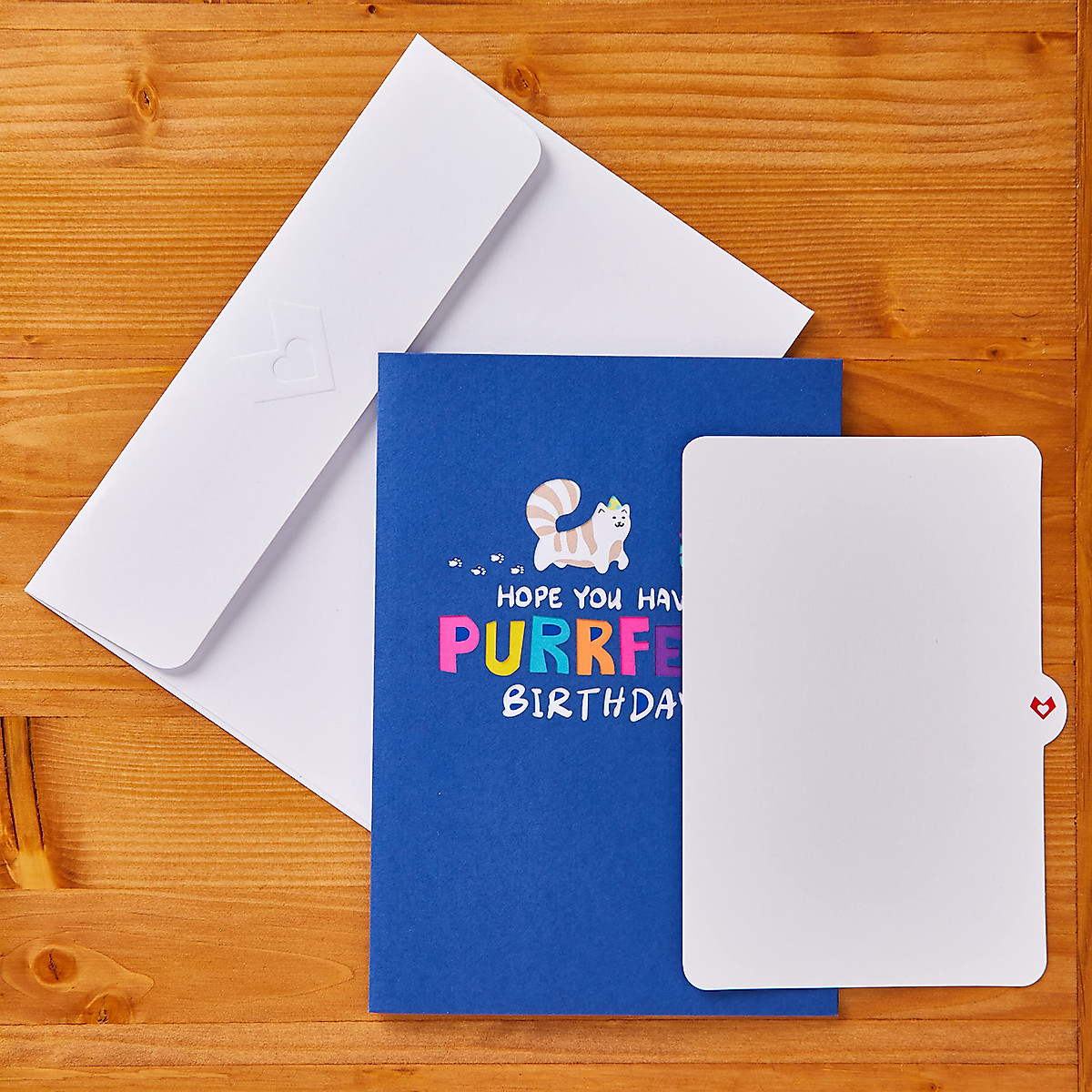 Lovepop Happy Birthday Pop-Up Card for Her and Him- 3D Birthday Animal Greeting Cards for Boys, Girls, Men, Women - Have a Purrfect Birthday - 5" x 7" Cats Card - Blank Note Card & Envelope Included