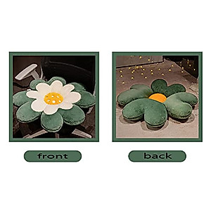 Baiyuruodie Flower Pillow Cute Pillow Cushion Office Home Pillow Best Gift (40cm, Green)