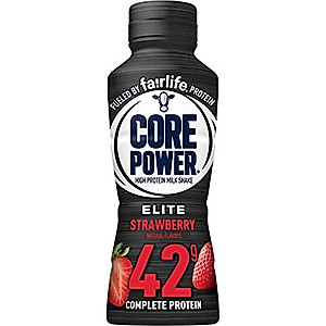 Core Power Elite High Protein Shake (42g), 3 Flavor Variety, Ready To Drink for Workout Recovery, 14 Fl Oz Bottles (Pack of 12)