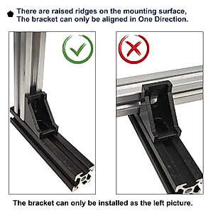 20Pcs 20x28 Corner Bracket Right Angle 2020 Series Connector 2 Hole Aluminum Brackets for Aluminum Extrusion Profile with Slot 6mm