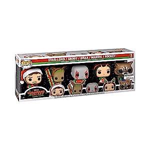 Funko Pop! Marvel Holiday: Guardians of The Galaxy 5 Pack, Amazon Exclusive