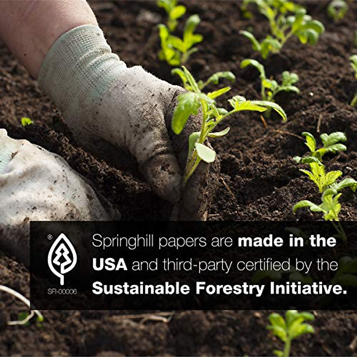 Springhill 8.5” x 11” Blue Colored Cardstock Paper, 90lb, 163gsm, 250 Sheets (1 Ream) – Premium Lightweight Cardstock, Printer Paper with Smooth Finish for Cards, Flyers, Scrapbooking & More – 085100R