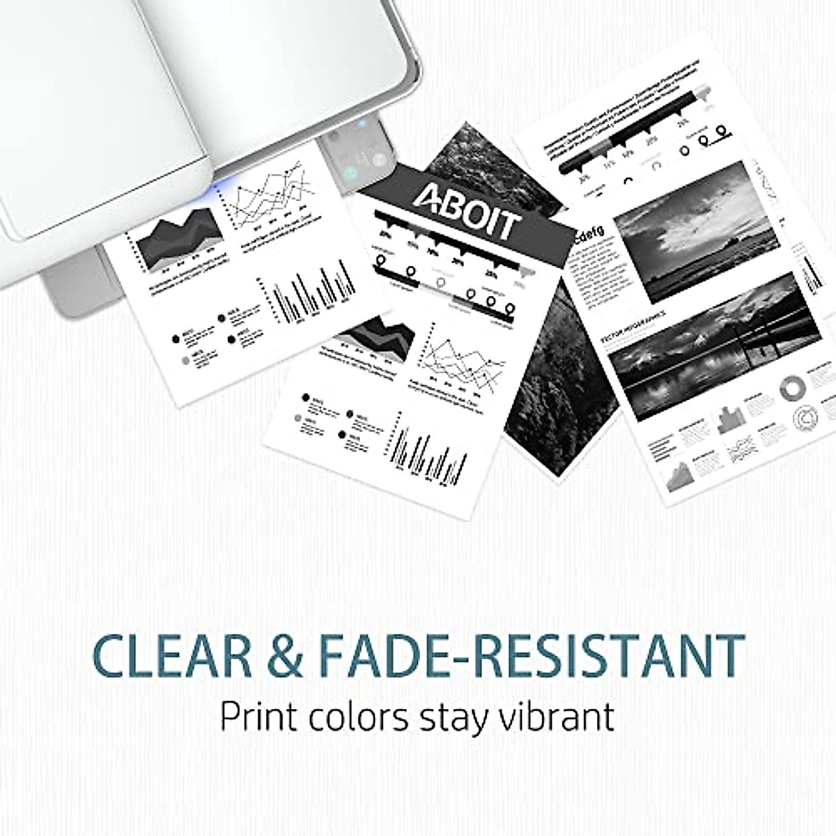 ABOIT 902XL Black High-Yield Ink Cartridges, Replacement for 902 Ink Cartridges Compatible to use with OfficeJet 6978 6968 6958 6960 6970 6962 Printers (2 Black)