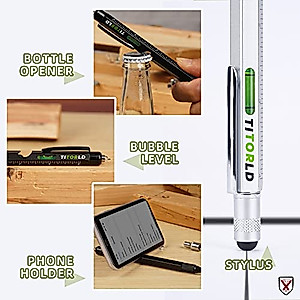 Gifts for Men Dad Him, Fathers Day, 10 in 1 Multi-tool Pen Sets, Birthday Gift Ideas for Husband Grandpa, Unique Tech Gifts from Wife Son Daughter Kids, Cool Gadgets Stuff, Christmas Stocking Stuffers