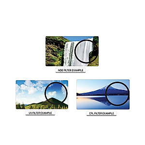 Bower Xtreme Action Series VFKGP6 6-Piece Filter Kit for GoPro HERO3+, & HERO4 (UV, CPL, ND8)