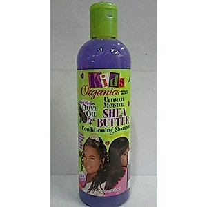 Kids Originals by Africa's Best Ultimate Moisture Shea Butter Shampoo, Healthy Boost of Moisturizers That Soften, Condition and Detangle Hair, Removes Build up, 12oz