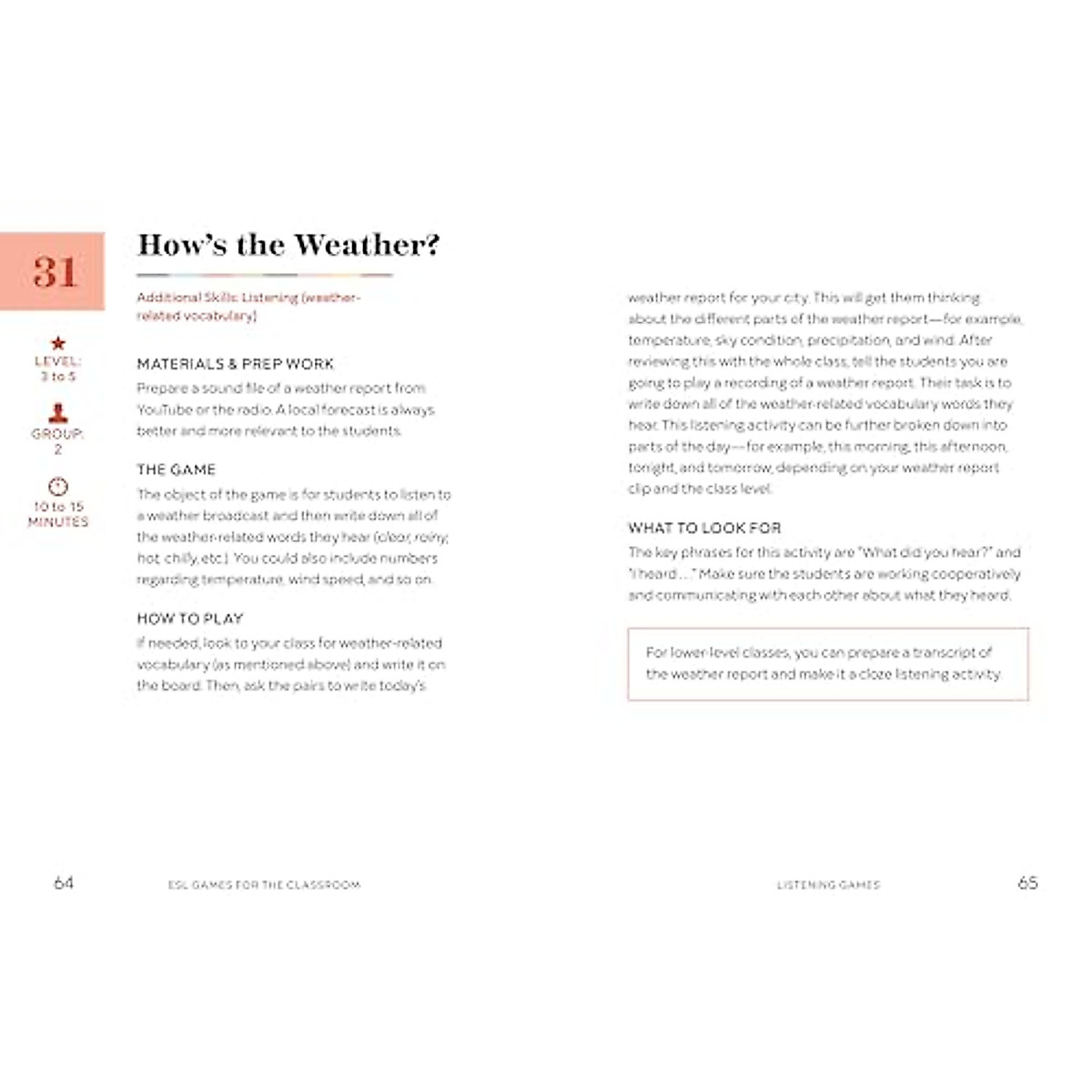 ESL Games for the Classroom: 101 Interactive Activities to Engage Your Students with Minimal Prep