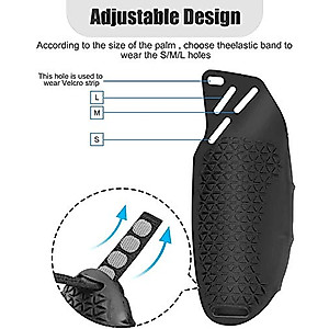 Vakdon Controller Grips Cover Compatible with Oculus Quest 2, 6in1 Quest 2 Accessories, with Silicone Face Cover, Lens Protector Cover and Knuckle Straps, Provide All-Round Protection (Black)