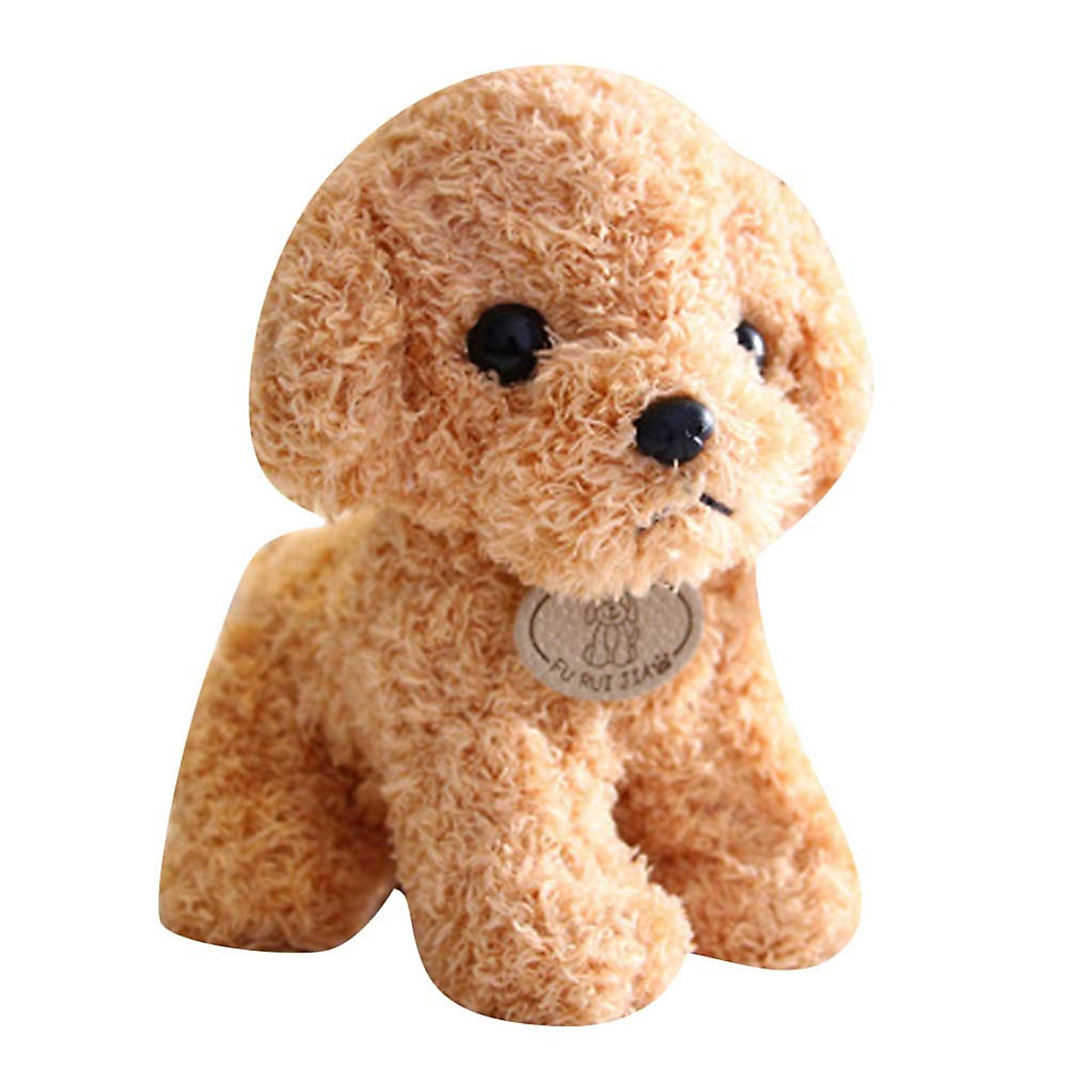 Muised Simulation Teddy Dog Plush Toy Puppy Doll Adults Gift 25CM Plushies Animals Stuffed Animals & Teddy Bears Adult Dolls Age 6-8 Action Figures Throw Pillows for Bed Winter Soft Warm