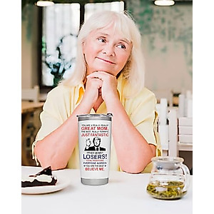 Mothers Day Gifts for Mom from Daughter, Son, Kids - Ideas for Mother's Day, Birthday, Christmas - Present for Mom 20oz Tumbler, Stainless Steel, Double Wall Insulated, Keeps Drinks Hot or Cold, White