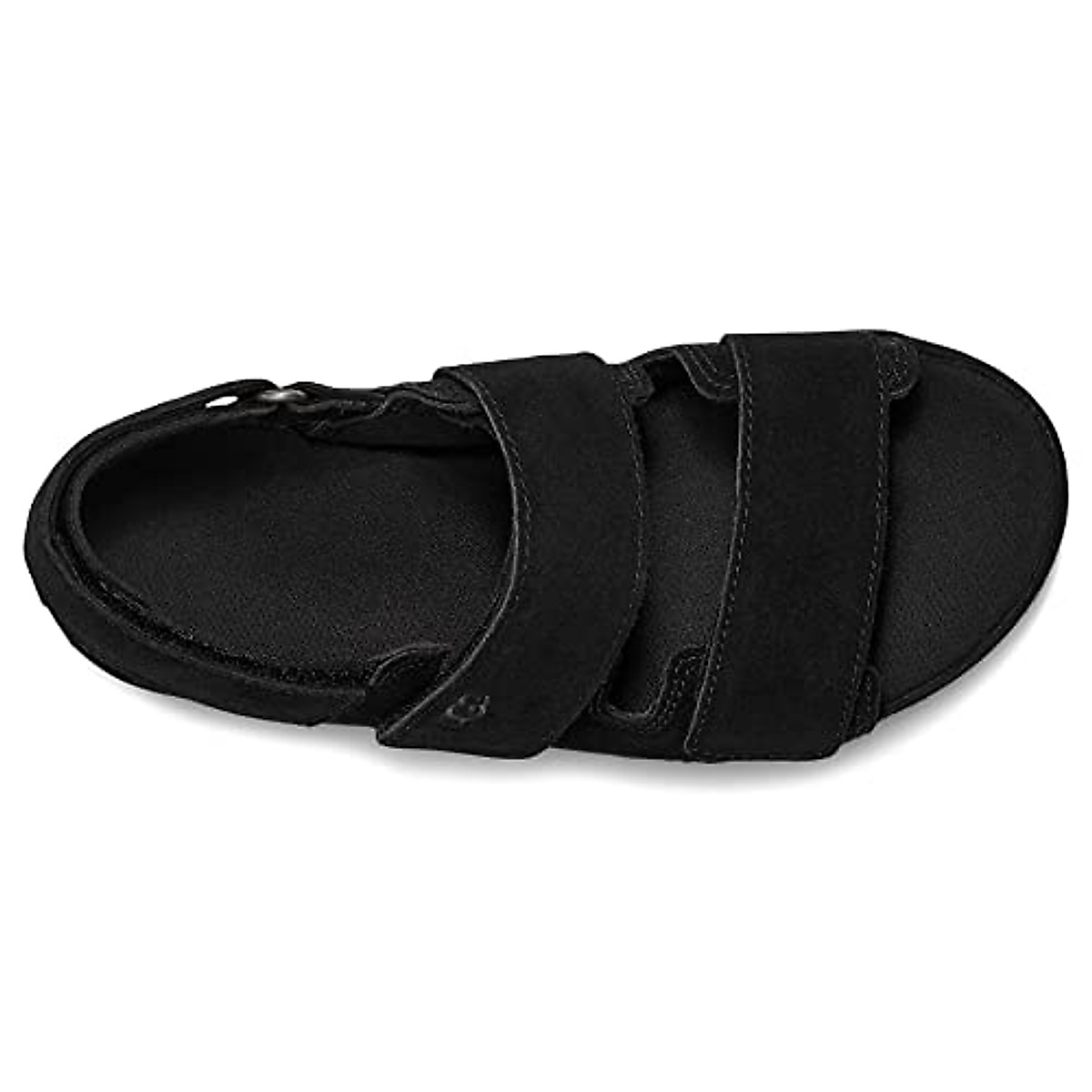 UGG Girls K GOLDENSTAR Slingback Sandal, Black, 13 Little Kid