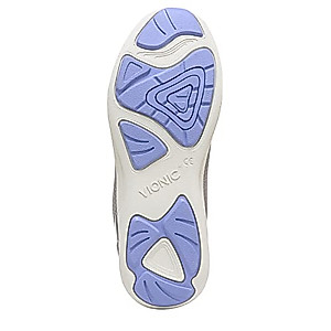 Vionic Women's Agile Cassis Walking Sneaker- Supportive Active Sneaker That Includes an Orthotic Insole and Cushioned Outsole for Arch Support, Light Grey 8 Medium