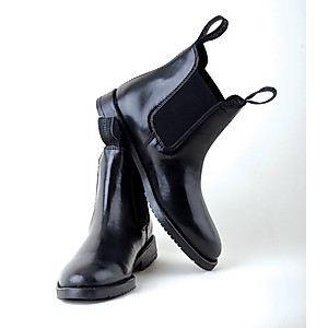Rhinegold Comfey Classic Jodhpur Boots-12-Black