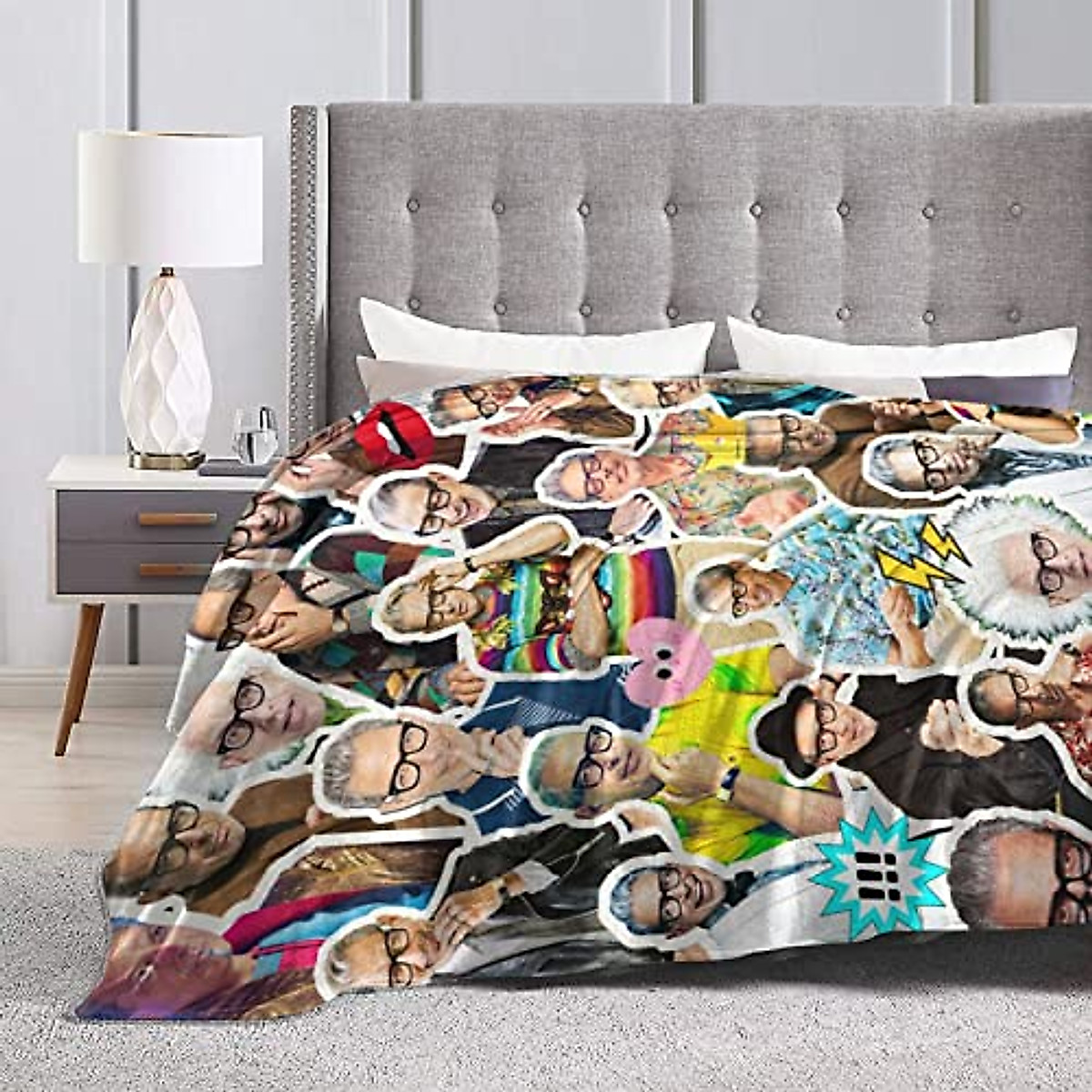 Blankets Jeff Goldblum Soft and Comfortable Warm Fleece Throw Blankets Yoga Blankets Beach Blanket Picnic Blankets for Sofa Bed Camping Travel