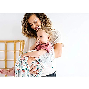 Copper Pearl Large Premium Knit Baby Swaddle Receiving Blanket Leilani