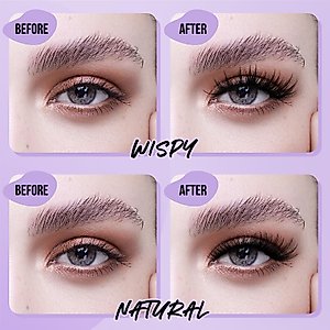 384 Pcs Cluster Lashes, Melakia 2 Style DIY Eyelash Extensions Mix 10-16mm, Thin Band Lash Clusters, Mega Soft Individual Cluster Lashes at Home （Wispy and Natural D Mix 10-16mm）